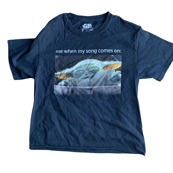 Star Wars | Tops | 2 For Star Wars Yoda Crop Tshirt S | Poshmark